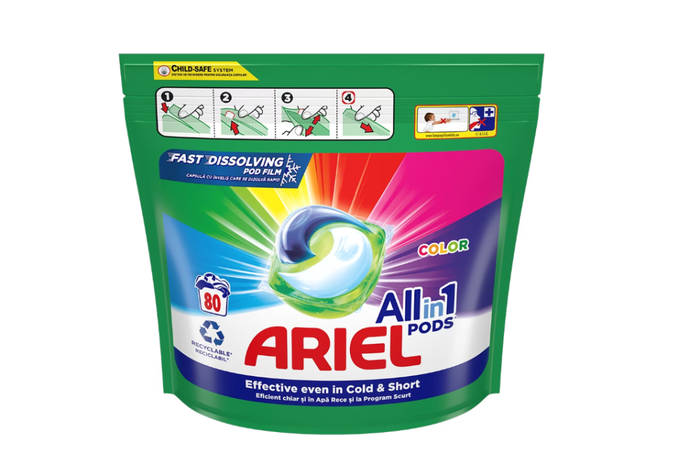 Detergent De Rufe Capsule Ariel All In One PODS Color, 80 Spalari - Zia ... Detergent De Rufe Capsule Ariel All In One PODS Color, 80 Spalari - Zia ...